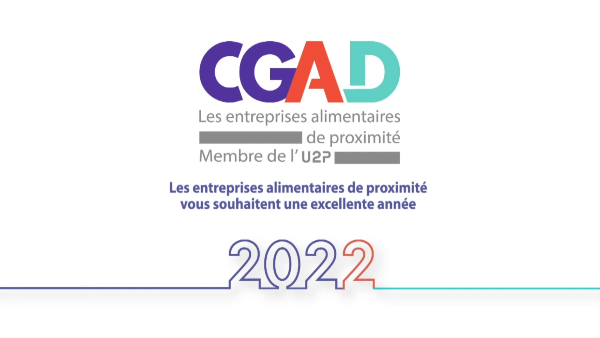 Bonne année 2022 - CGAD Les métiers du goût